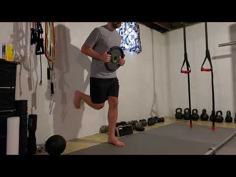 Single leg deadlift- foot against wall - YouTube