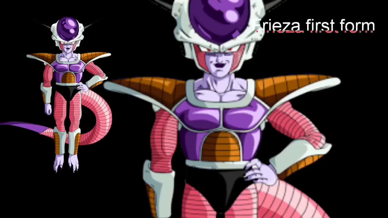 Dragon ball z Frieza all known forms (2017) - YouTube