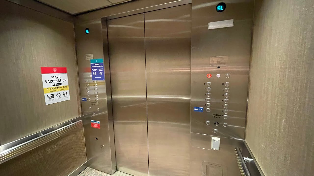 FAST/LATE Otis Elevonic 401 Traction Elevators @ The Siebens Building ...