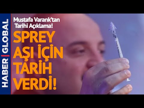 Mustafa Varank'tan Müjde! Sprey Korona Aşısı İçin Tarih Verdi!