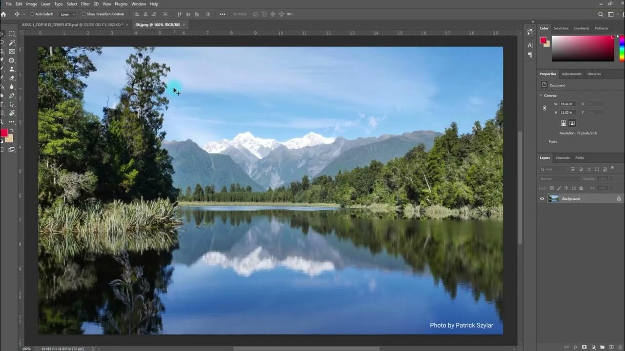 TEMPLATE TUTORIAL - DIGITAL PHOTOGRAPHY (ASSIGNMENT 1) - YouTube