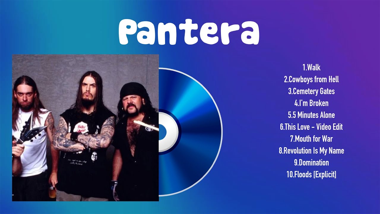 Pantera - Greatest Hits Full Album - Best Songs Collection 2024 - YouTube