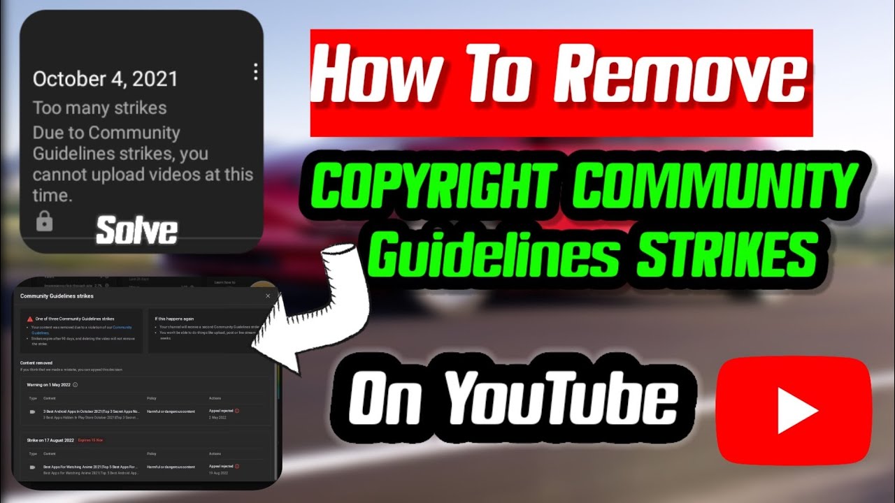 How To Remove Copyright Strike 2022 |How To Fix Too Many Strikes Due To ...
