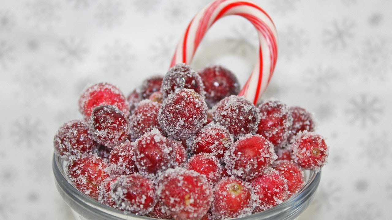 Sugared Cranberries Recipe | Candied Cranberries | How to Make Sugared ...