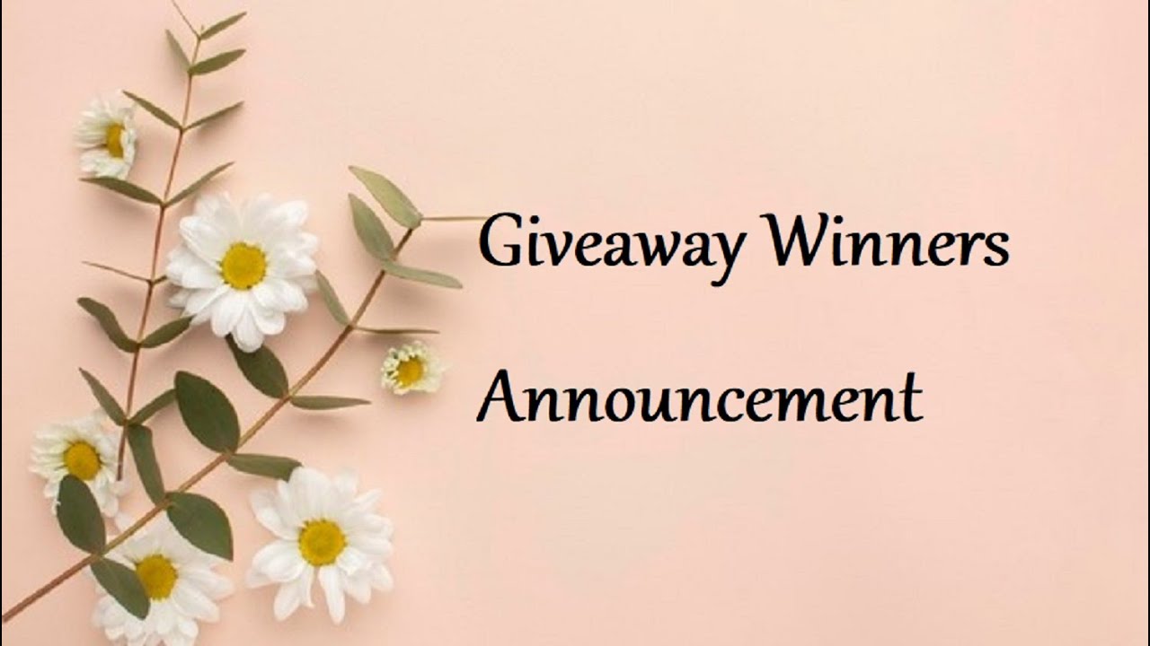Giveaway 3 Winners Announcement | Handmade Cards Ideas - YouTube