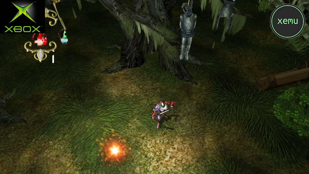 XEMU Xbox Emulator - NightCaster II: Equinox Ingame / Gameplay (WIP ...