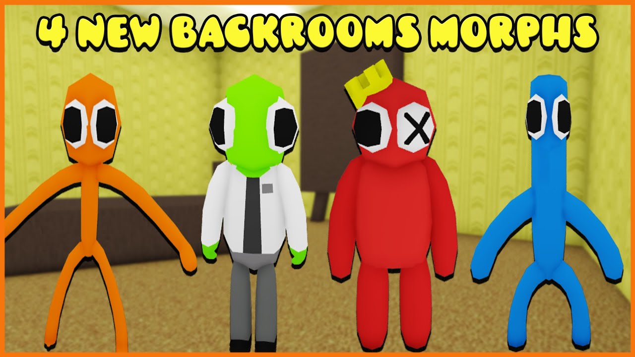 Backrooms Morphs - ALL 4 NEW MORPHS - ROBLOX - UPDATE - YouTube