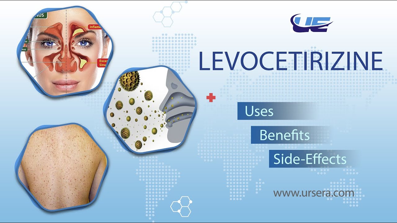 Levocetirizine uses Benefits and Side Effects - YouTube