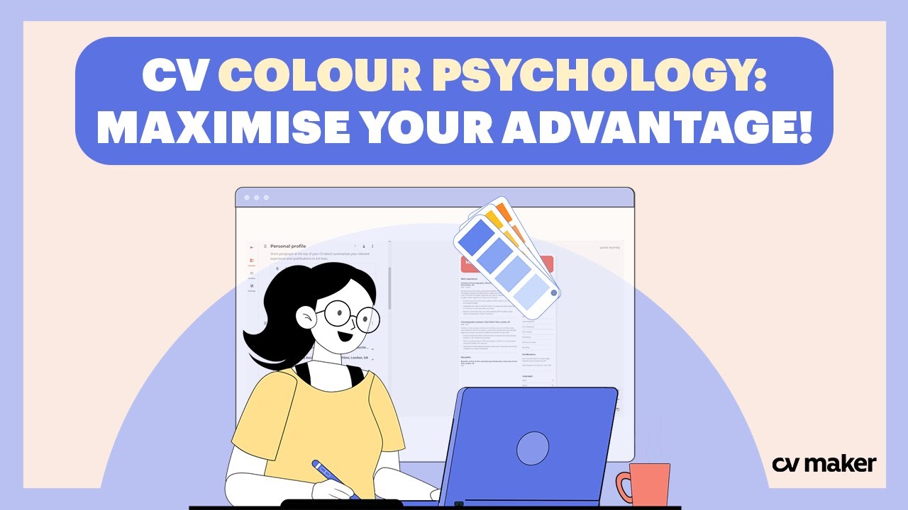 How to choose the best colour for your CV! #CVMaker - YouTube