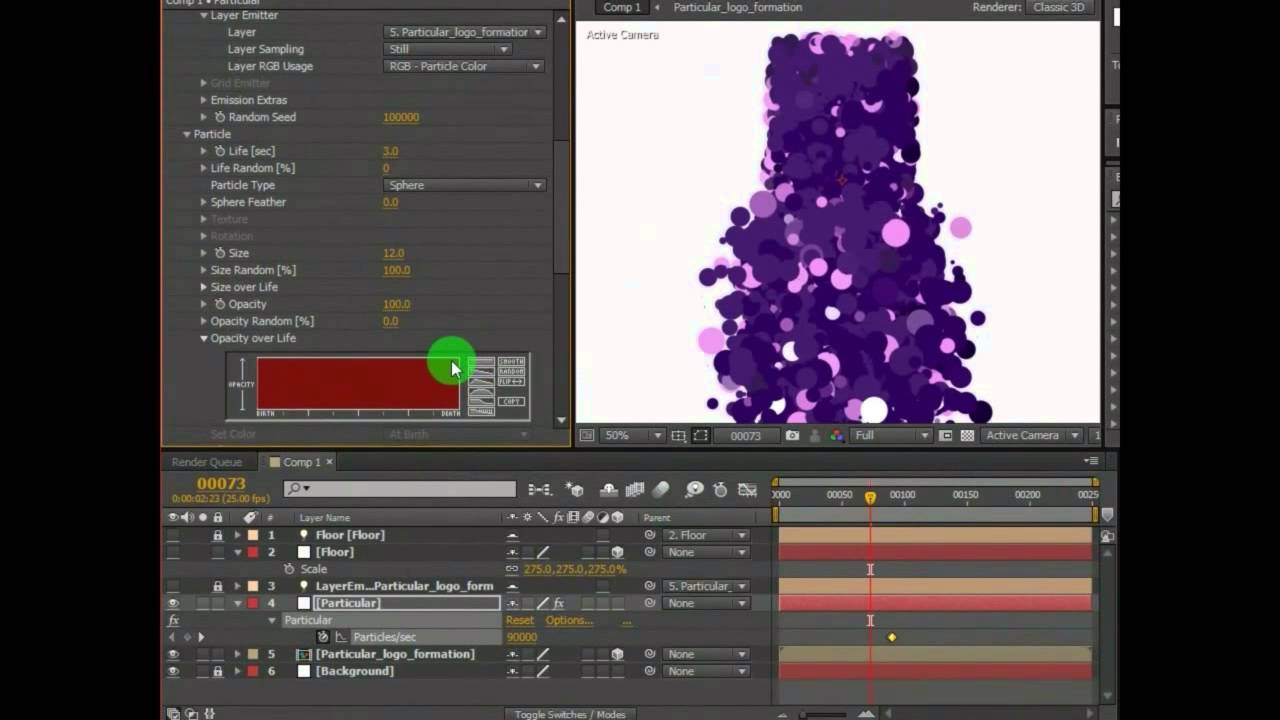 Logo Opener Tutorial Trapcode Particular - YouTube