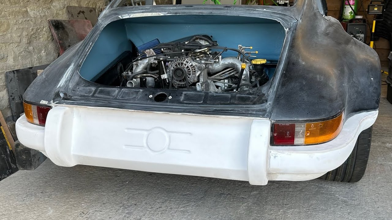 12 RSR rear bumper - Covin Porsche 911 Subaru powered replica - YouTube