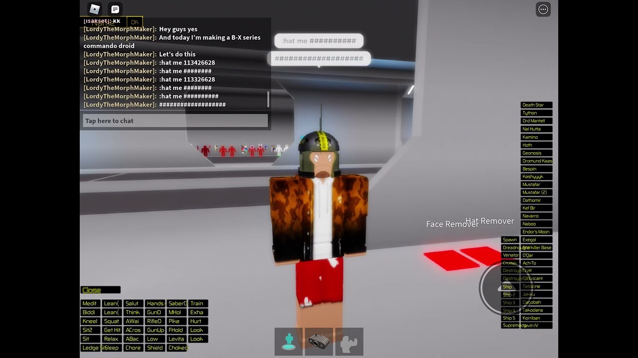 Roblox timelines | how to make A B-X series Commando Droid - YouTube