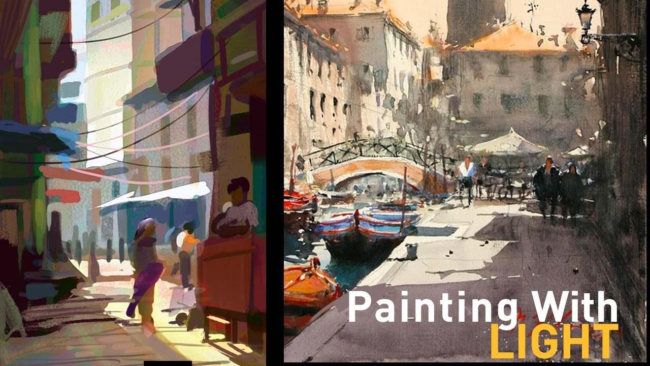 Painting with light: Contre-jour demo - YouTube
