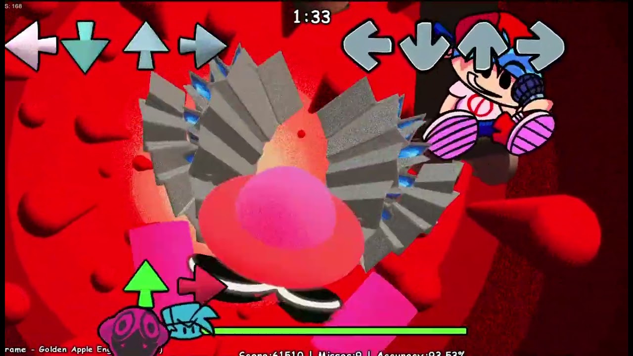 Wireframe FNF - Dave and Bambi Golden Apple - YouTube