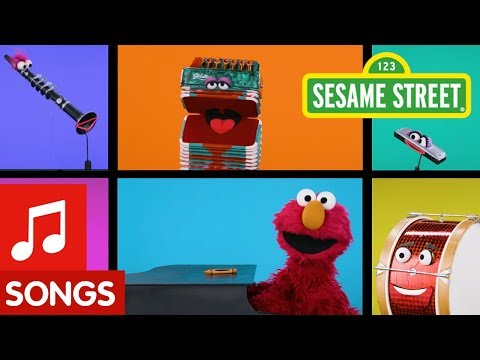 Sesame Street: Elmo's World Song with Instruments!