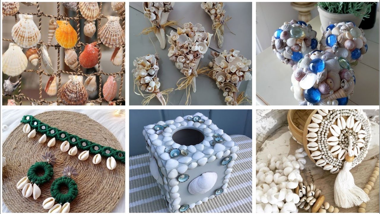 160+ seashell craft ideas | sea shell crafts | seashells crafts home ...