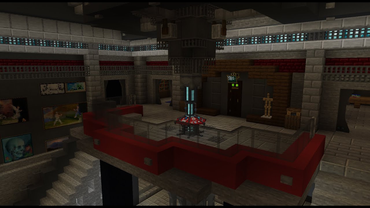 Minecraft Custom TARDIS Tour (Panamax Interior) - New Tardis Mod - YouTube