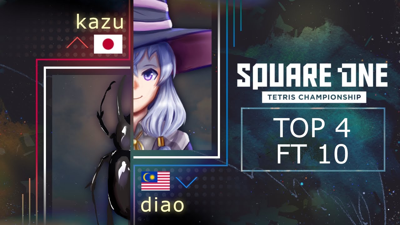 Kazu vs Diao - TOP 4 - Square One Tetris Championship 2022 - YouTube