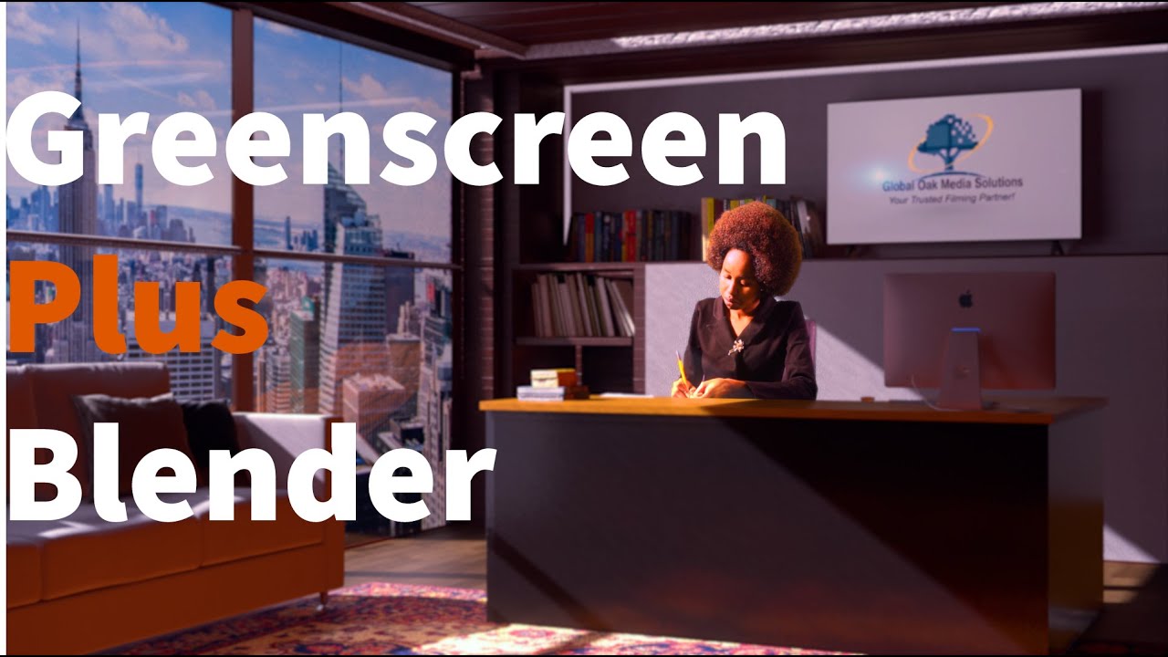 Easy way of adding greenscreen footage to 3D scene in EVEE - YouTube