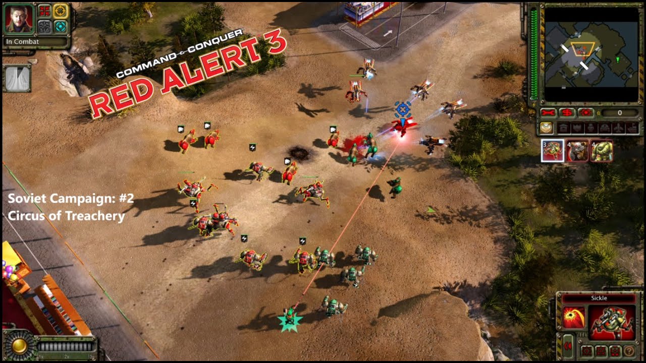 Command & Conquer: Red Alert 3 Soviet Campaign #2 - Circus of Treachery ...