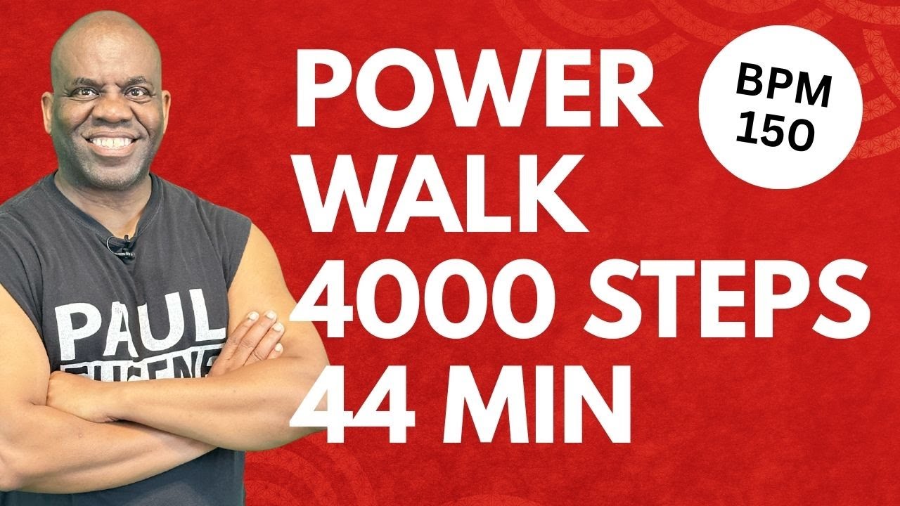 Fast Low Impact Power Walk Cardio 4,000 Steps Fat Burner - YouTube