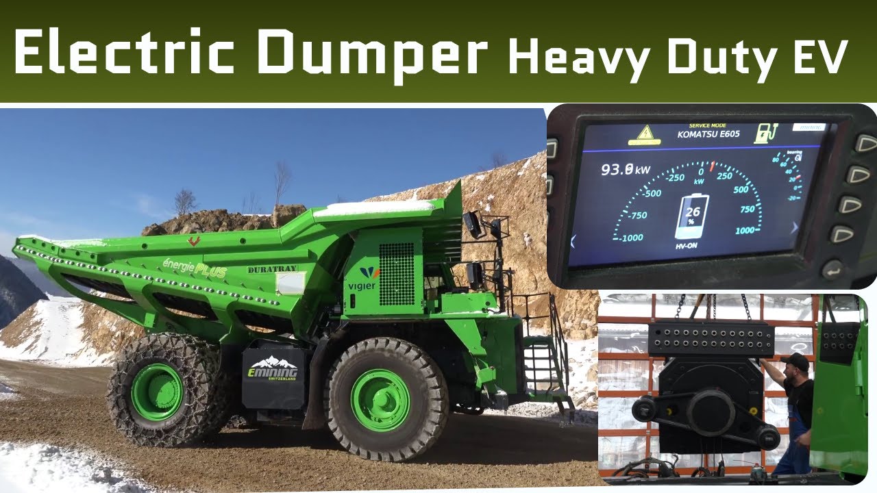 Electric Dumper | Heavy Duty EV that recharges itself | Elektro Dumper ...