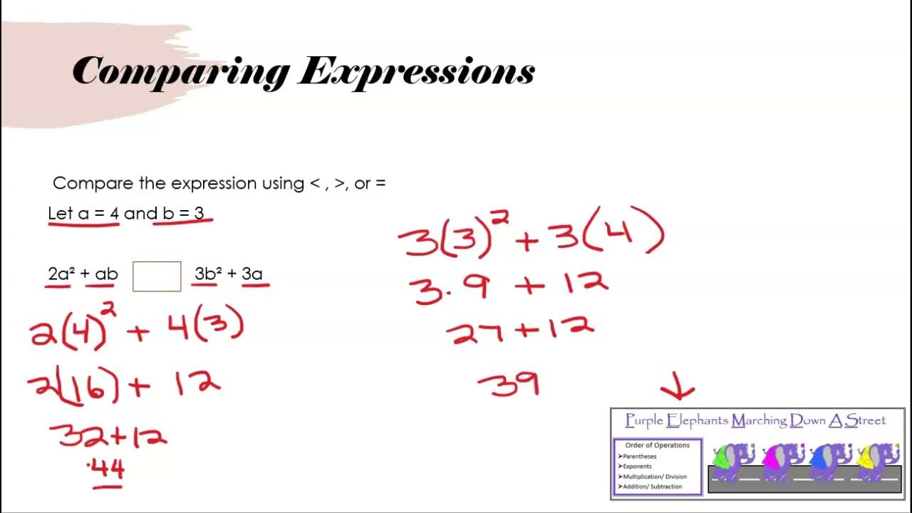 W12 11-8-22 Compare Expressions 2 - YouTube
