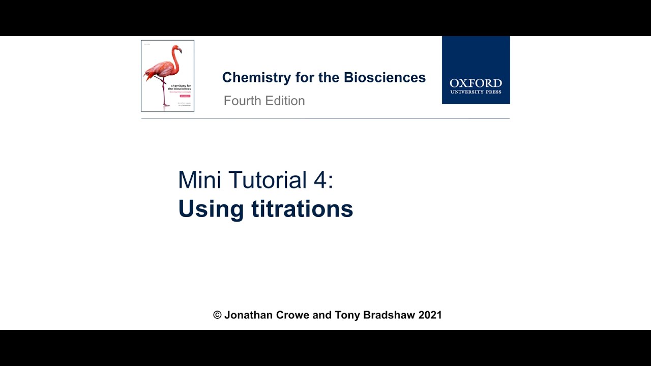 Mini Tutorial 4: Using titrations - YouTube