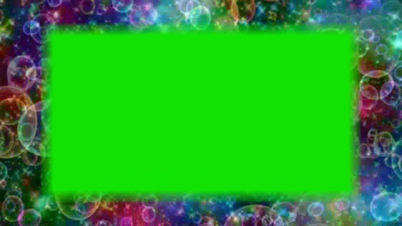BUBBLE FRAME GREEN SCREEN EFFECT - YouTube