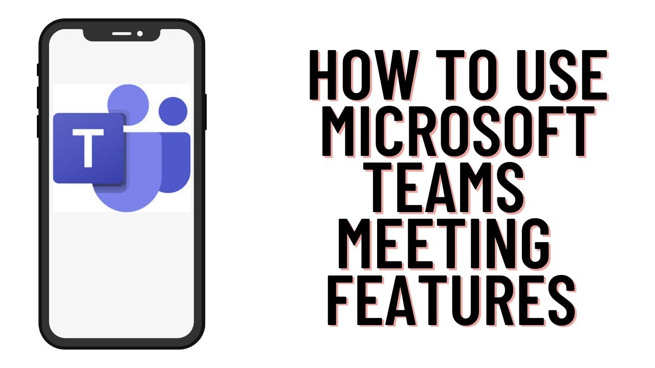 How to use Microsoft team meeting feature. - YouTube