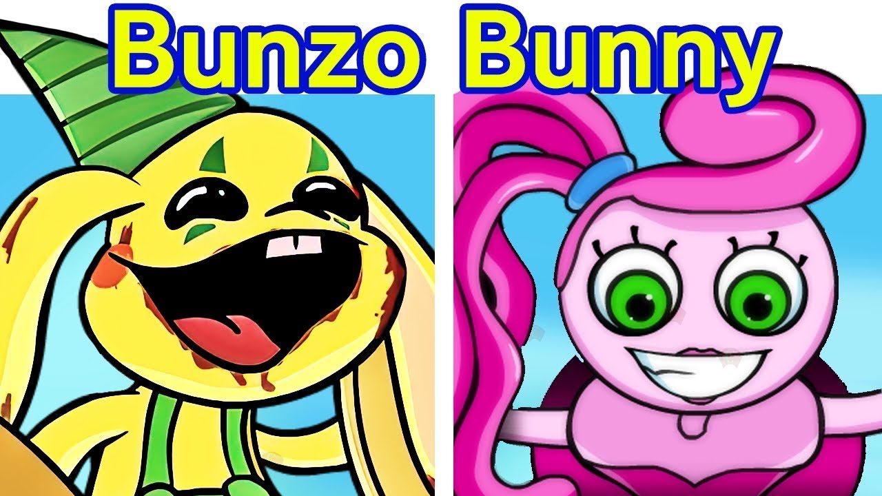 Friday Night Funkin' VS Bunzo Bunny FULL WEEK + Mommy Long Legs (FNF ...