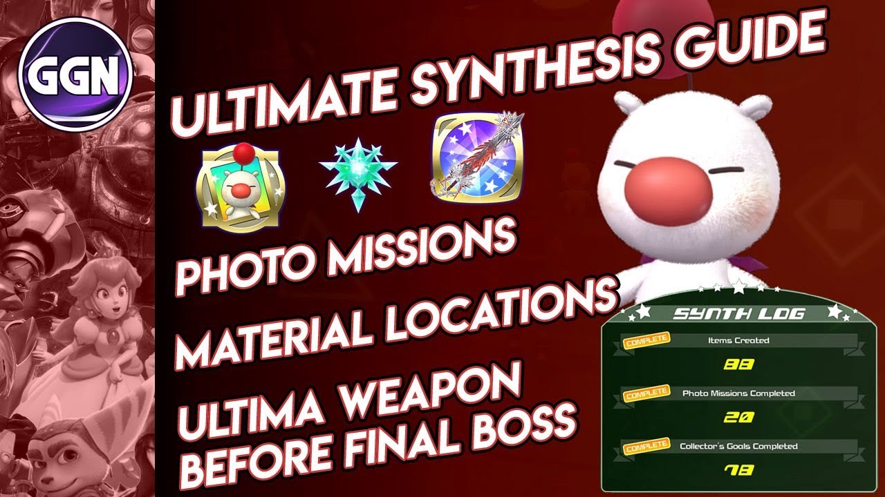 Kingdom Hearts 3 | Ultimate Synthesis Guide (Photo Missions, Materials ...