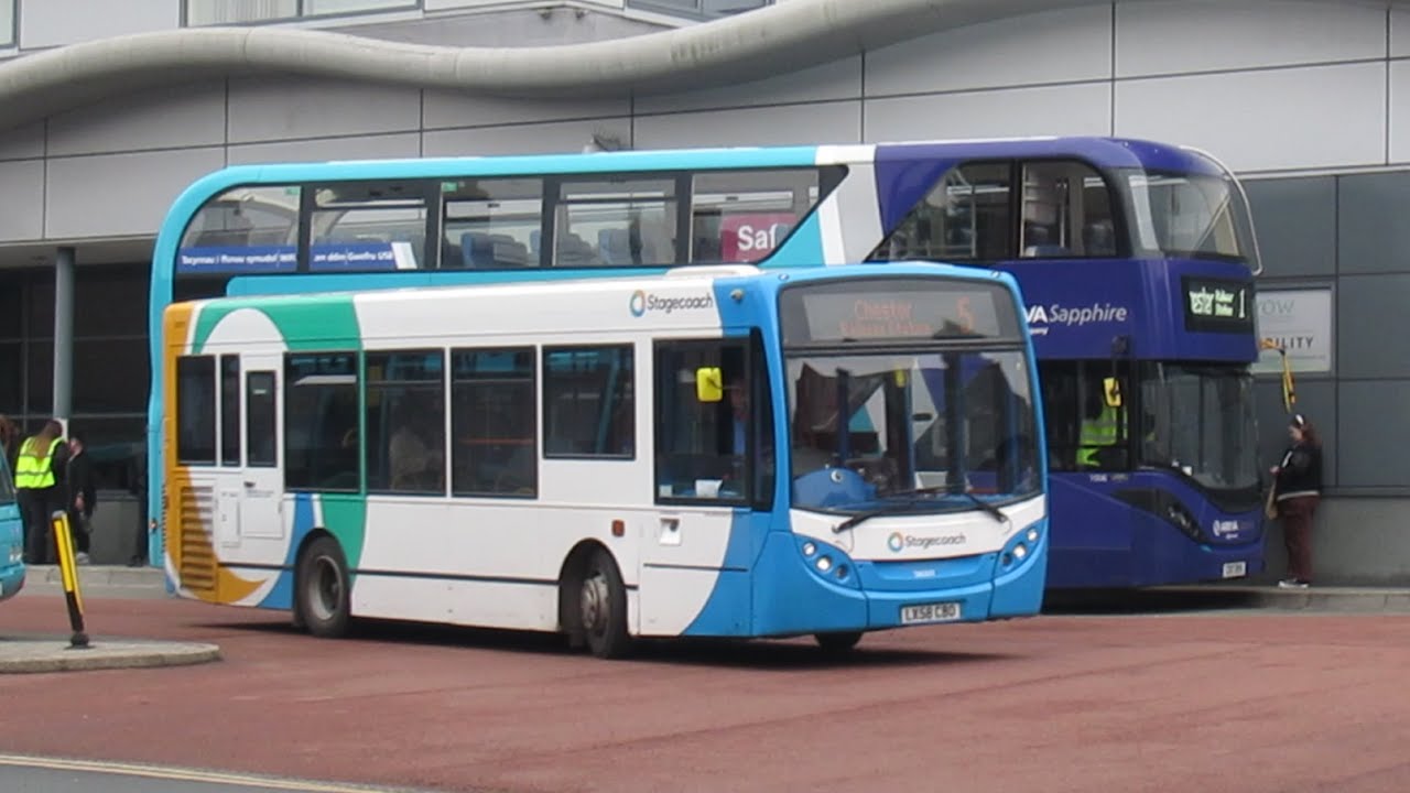 Buses & Trains at Wrexham & Llangollen | April 2023 - YouTube