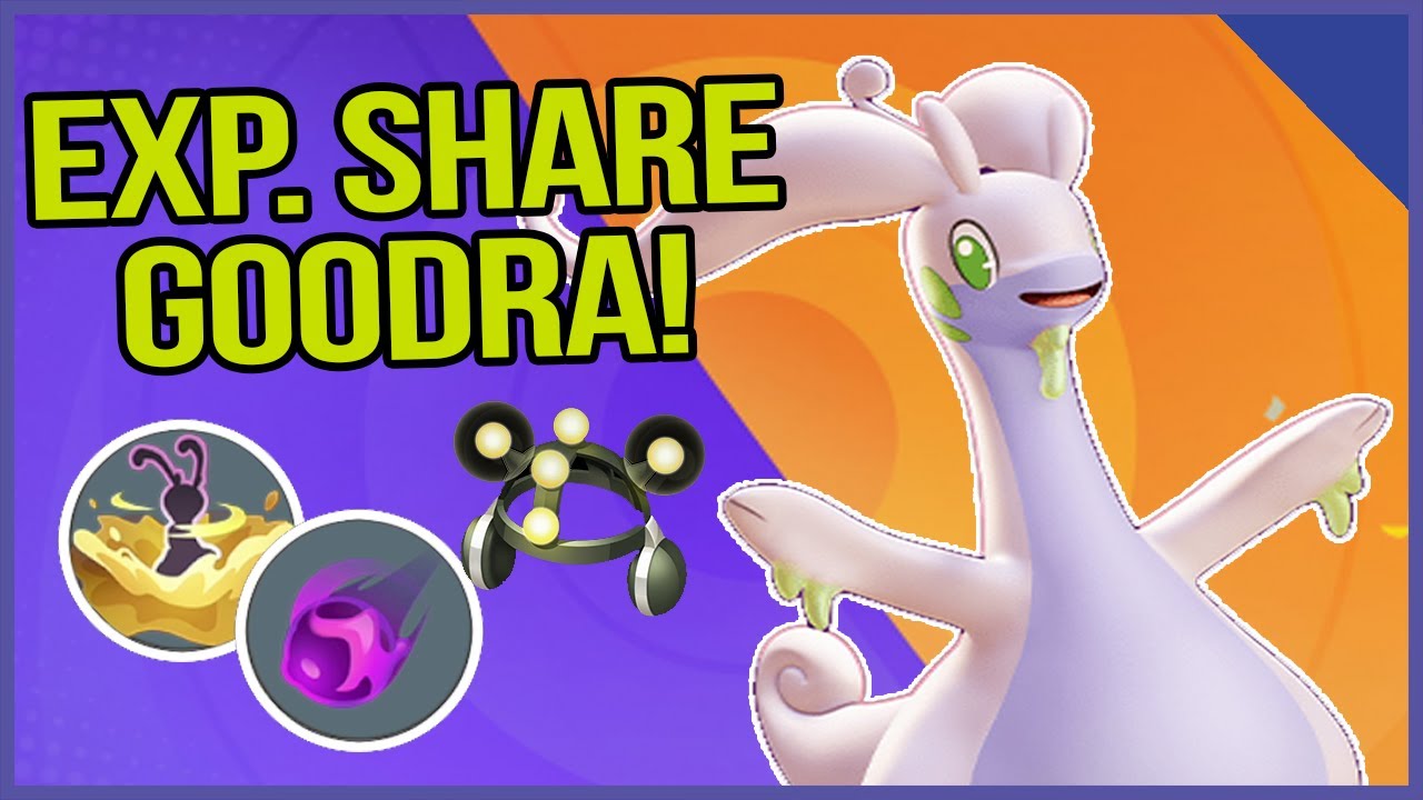 I reached Master rank with Exp. Share Goodra | Pokemon Unite - YouTube
