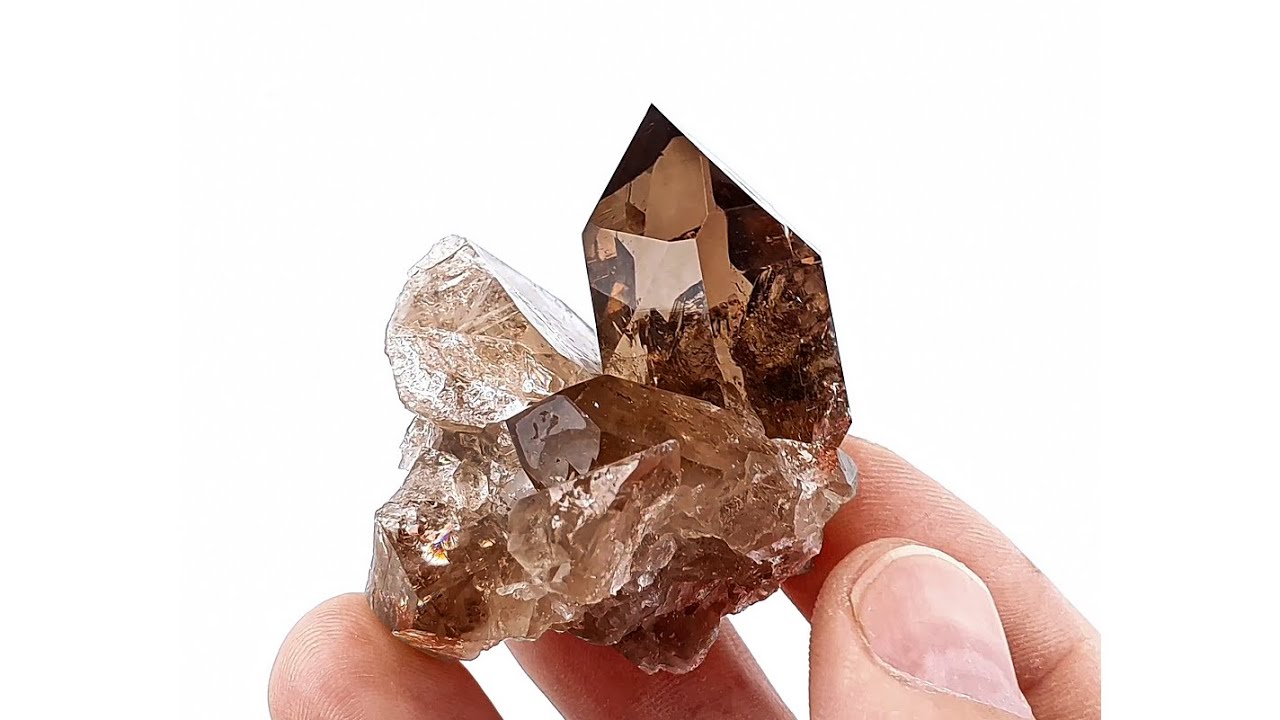 Smoky Quartz Jewel from the French Alps - YouTube