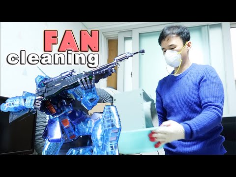 Spray Booth Sirocco Fan Cleaning, Vent Change, Clear Sniper Snap-up | Gunpla Vlog