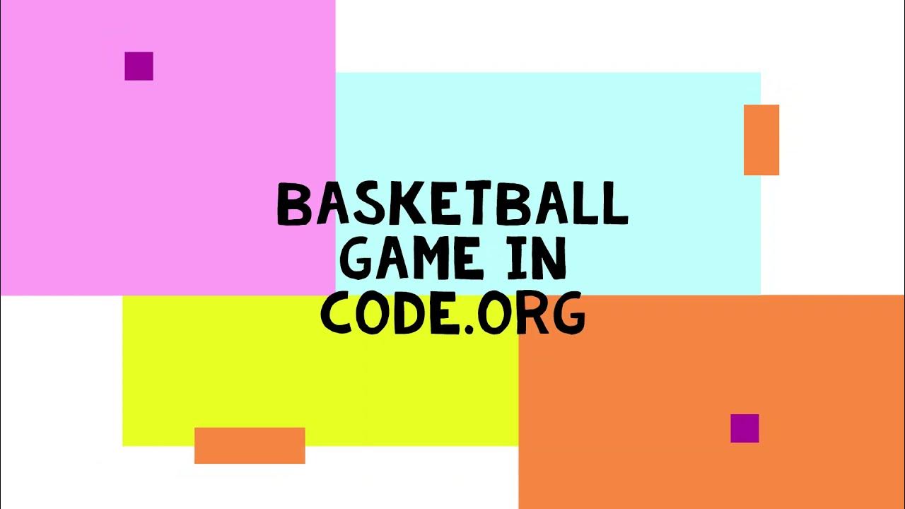 Basketball Game in Code org - YouTube