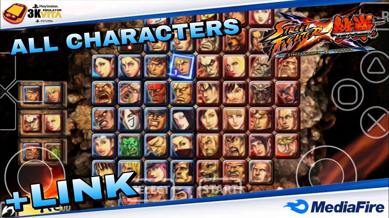 Street Fighter X Tekken - All Characters | Android VITA3K Emulator ...