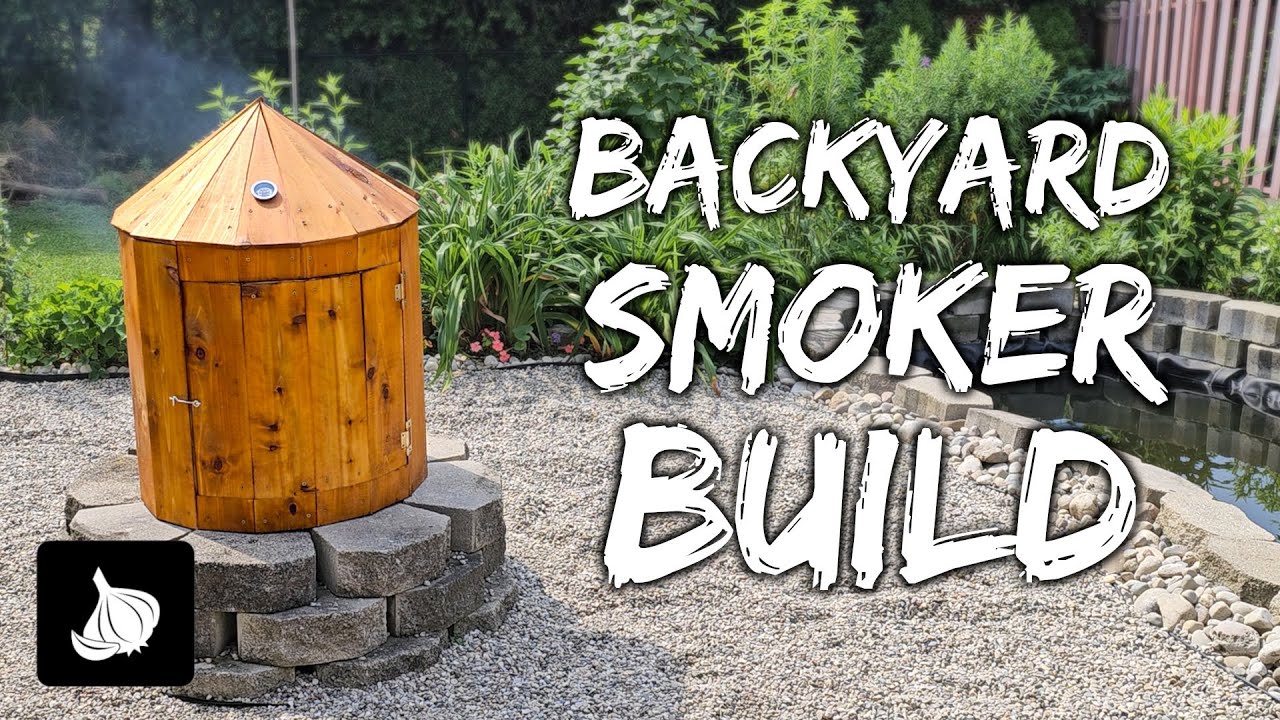 Backyard Smoker Build | Custom Cedar Smokehouse - YouTube