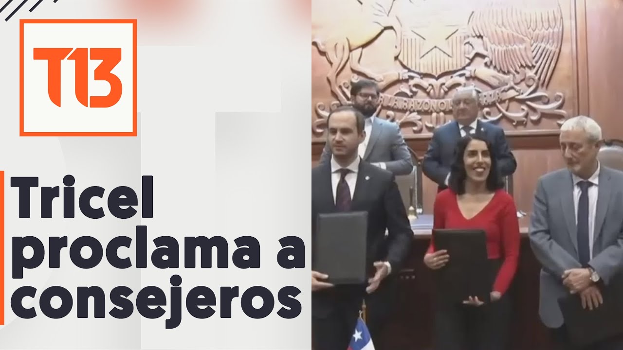 Tricel proclama a consejeros constitucionales electos - YouTube