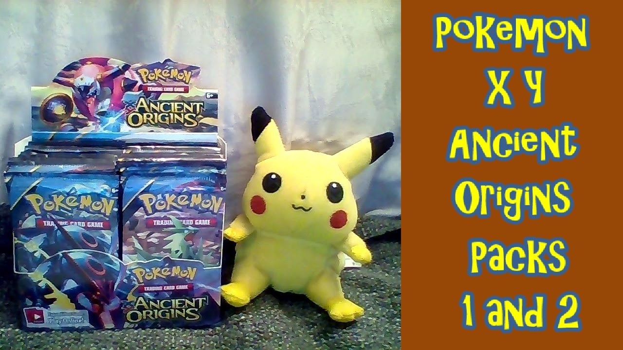 Pokemon XY Ancient Origins Box and Packs 1 and 2 opening - YouTube