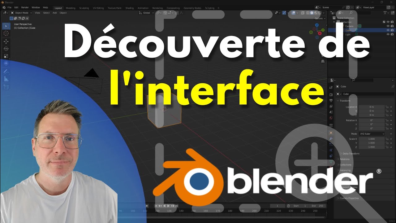 BLENDER : Tuto gratuit FR #3 - YouTube