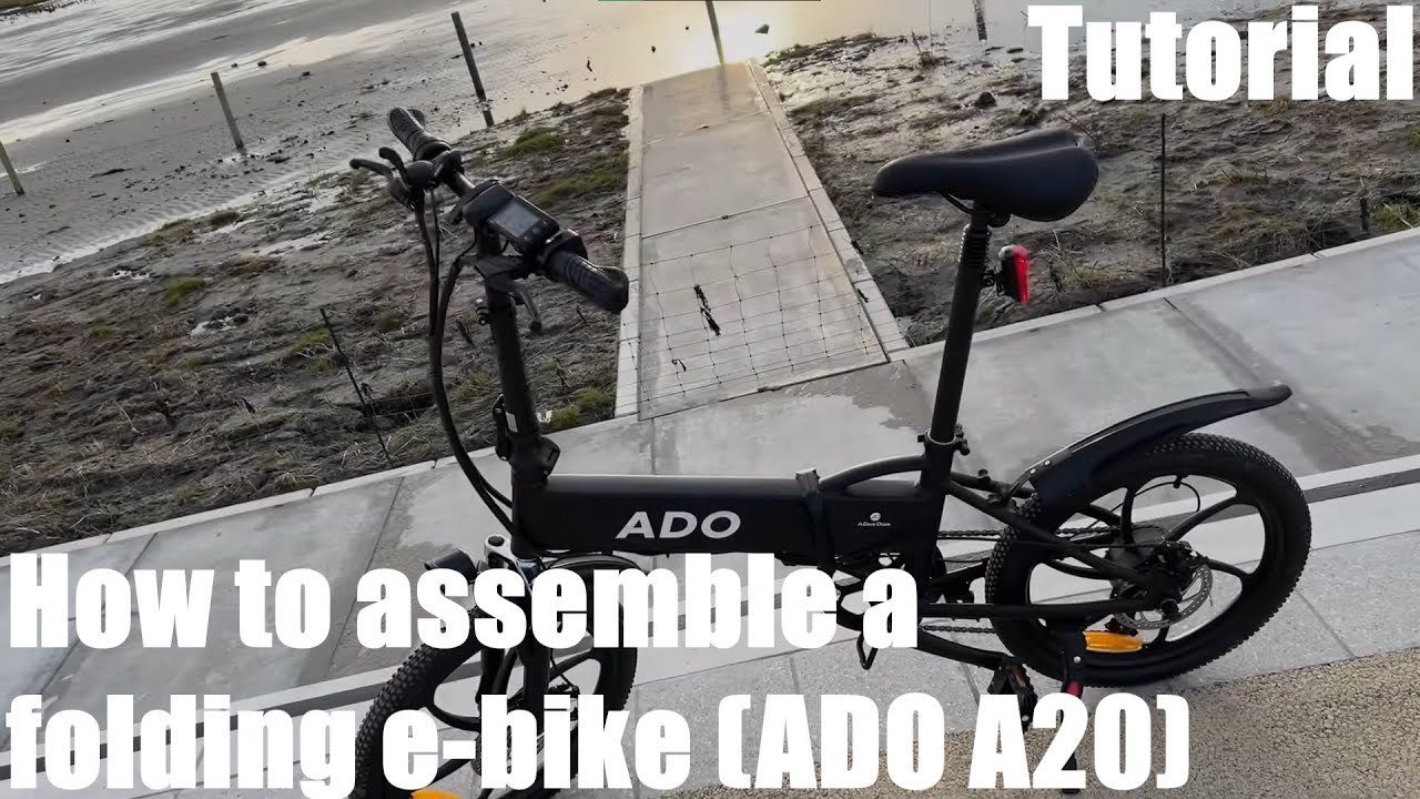 How to assemble a folding e-bike ADO A20 Electric Bicycle 350W Unisex E ...