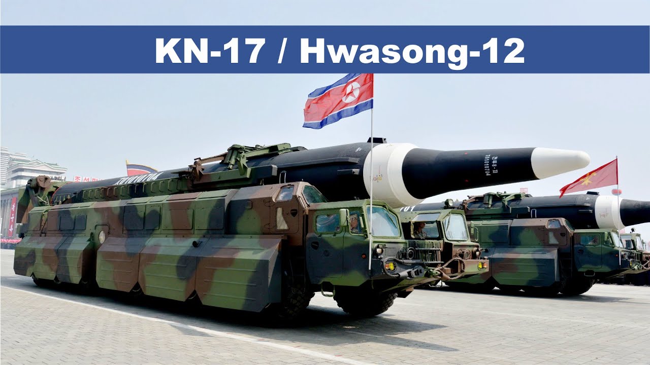 North Korea's powerful KN-17/Hwasong-12 mobile medium-range ballistic ...