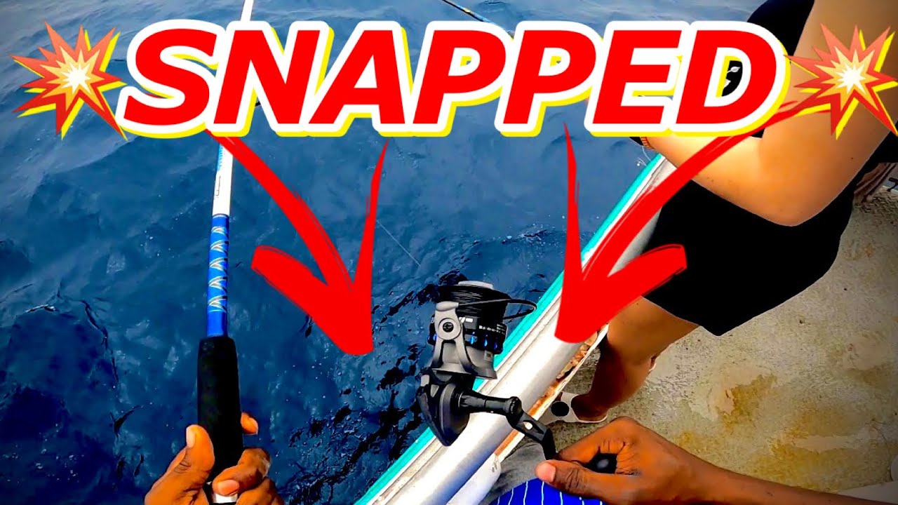 SNAPPED! REEL BROKE in HALF by BIG FISH OFFSHORE - YouTube