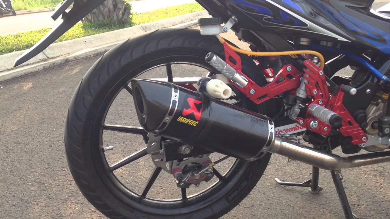 Akrapovic racing line exhaust Yamaha R6 Slip On - Suzuki Satria F 150 ...