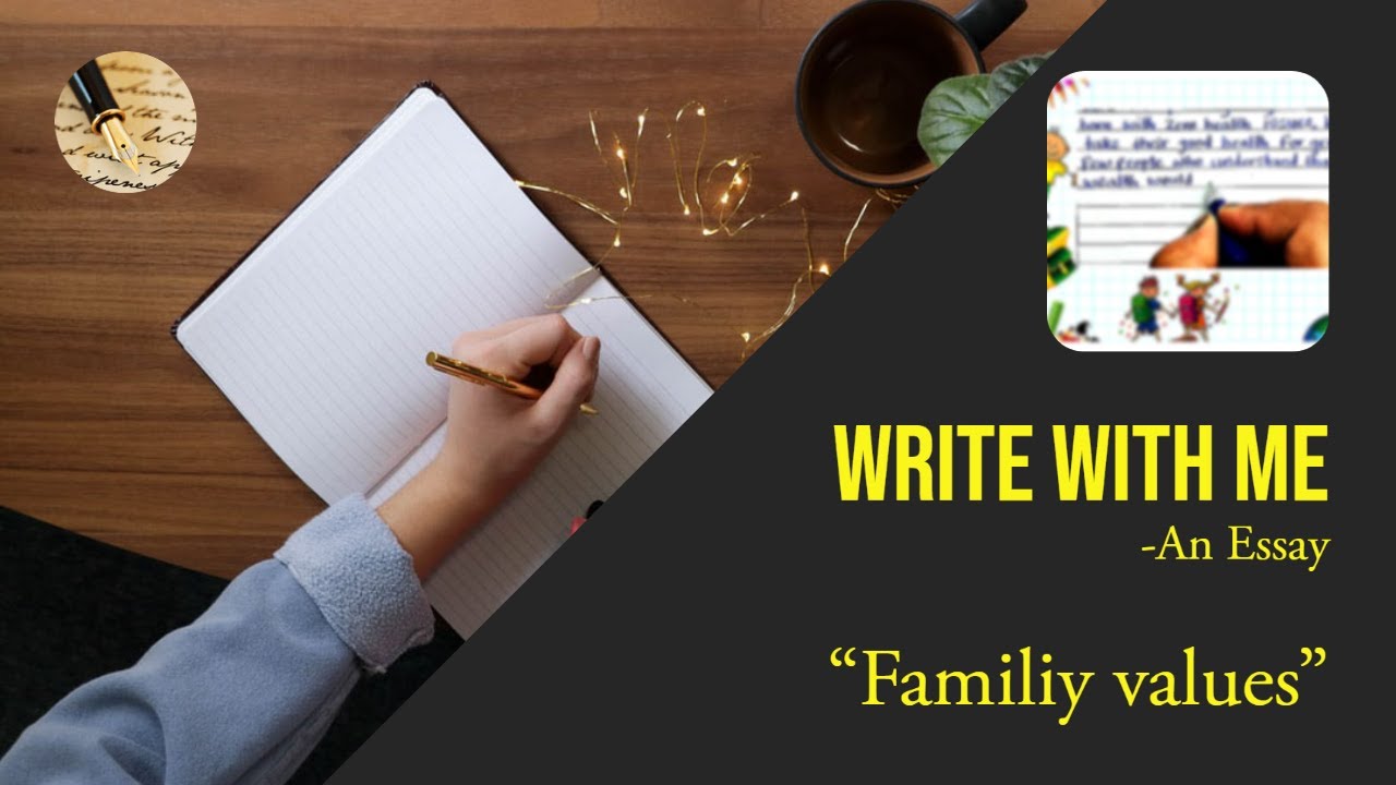 Family values || English short essay - YouTube