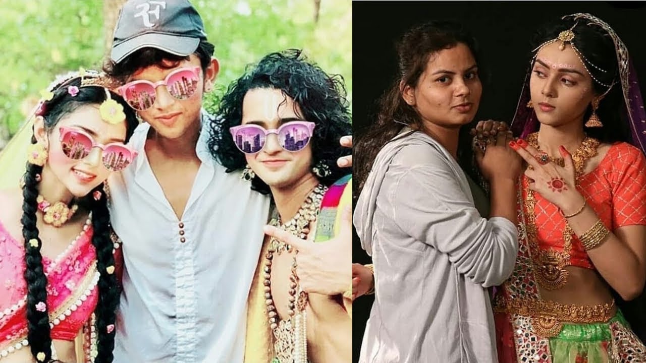 Radha Krishna Serial Actor's Latest Offscreen Masti |Mallika - YouTube