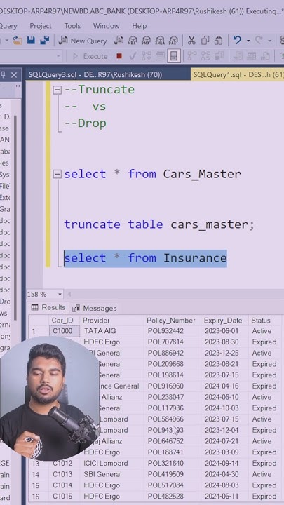 Drop vs TRUNCATE | How to delete table, DB & records in SQL #SQL # ...