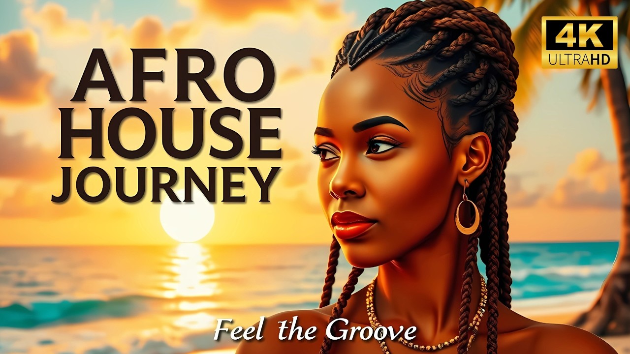 🌴 Afro House Melodic Journey | 4K Beach Paradise Vibes | Feel the ...